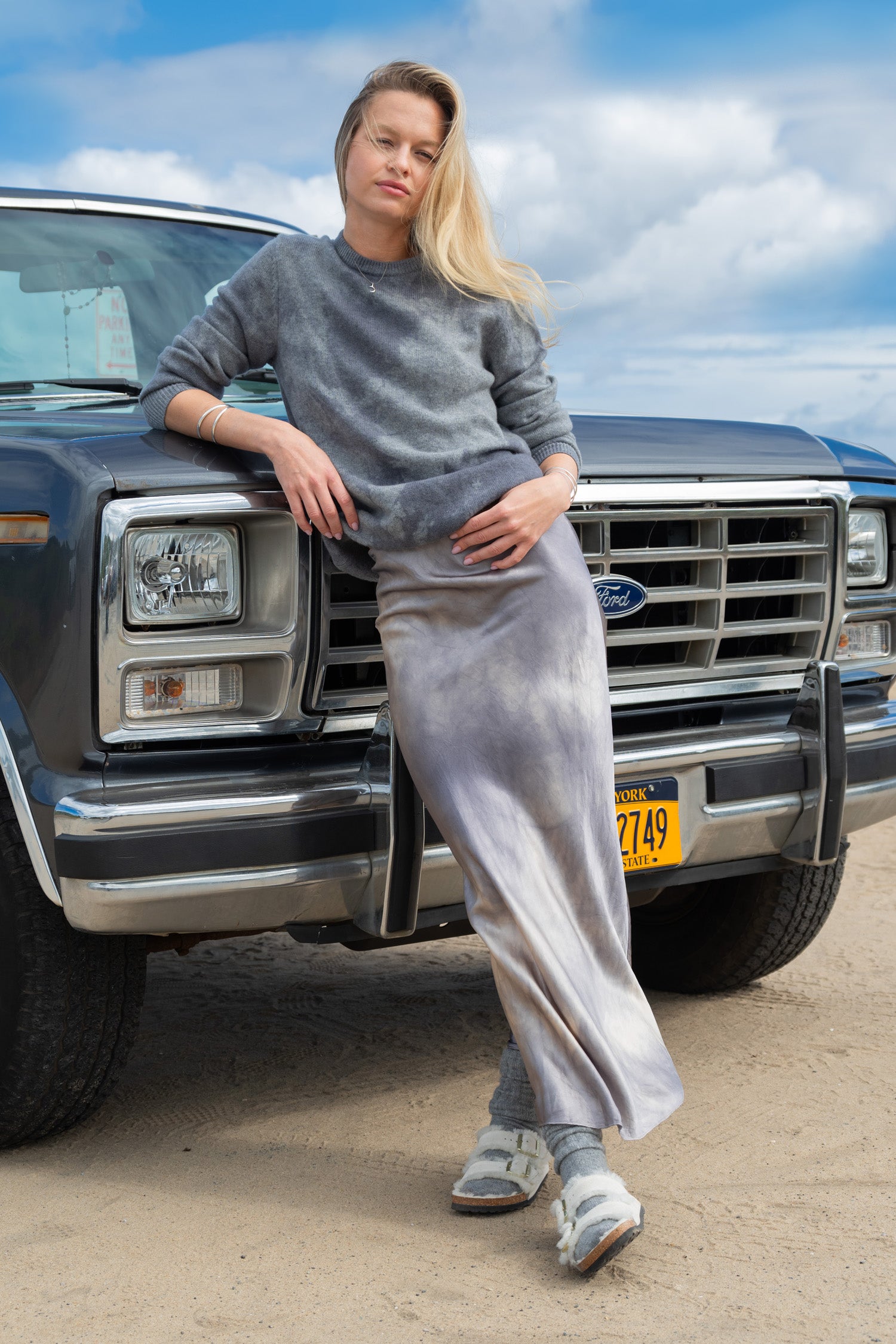 Silk bias maxi skirt – Marea Clothing